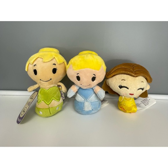 Toys | Disney Minis Plush Bundle Itty Bittys And Princesses | Poshmark